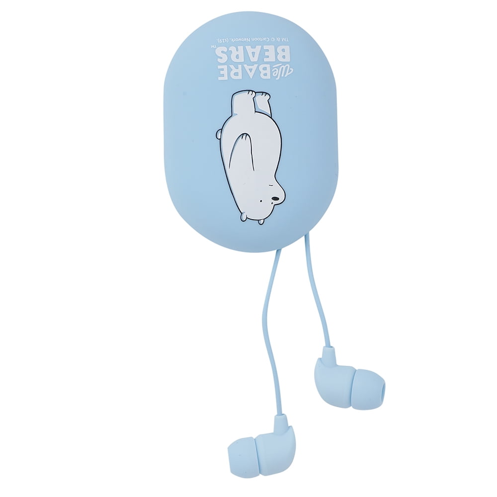 MINISO We Bare Bears - Comfortable Silicone In-Ear Wired Earbuds for ...