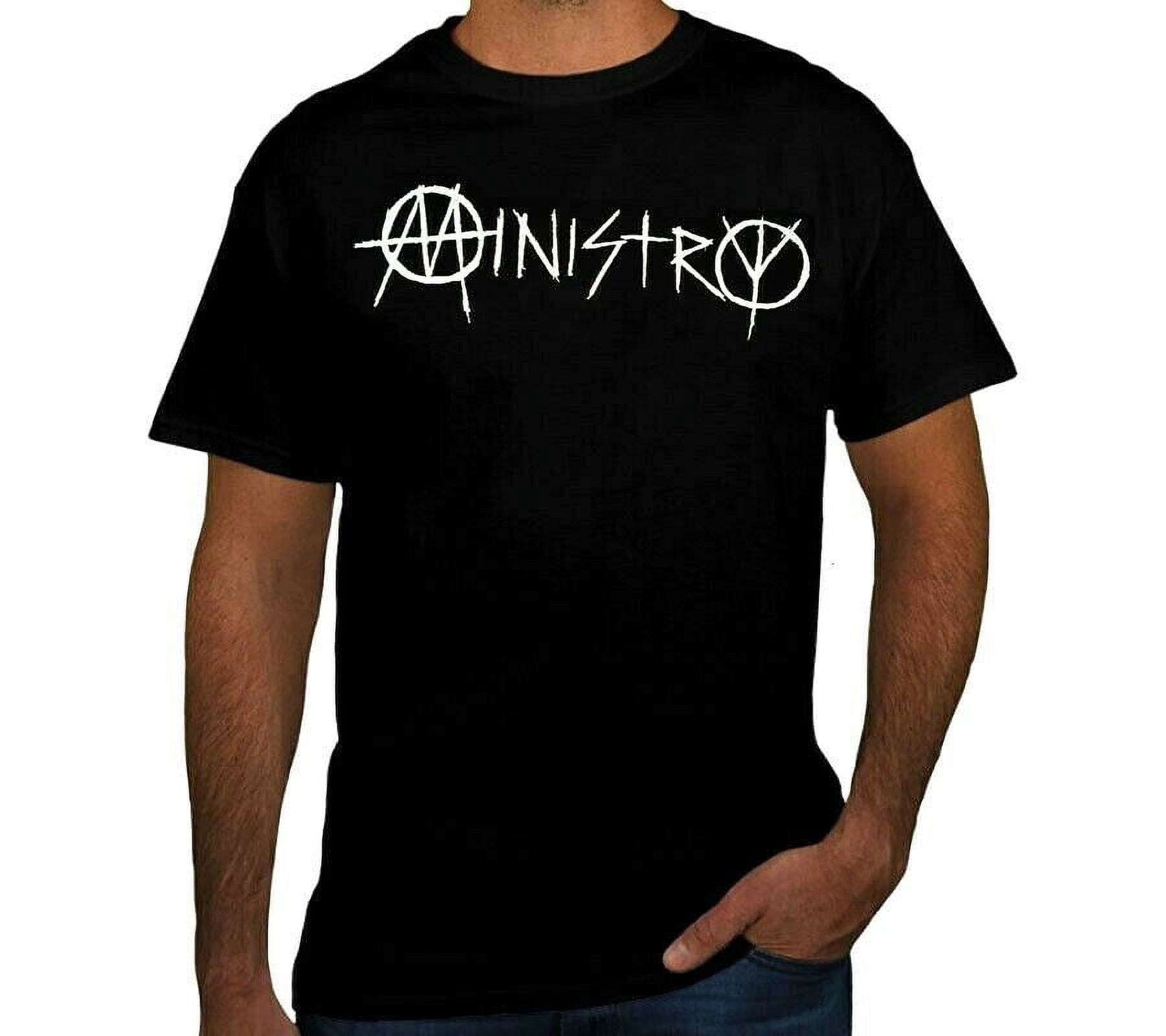 MINISTRY PUNK ROCK BAND Black T Shirt - Walmart.com