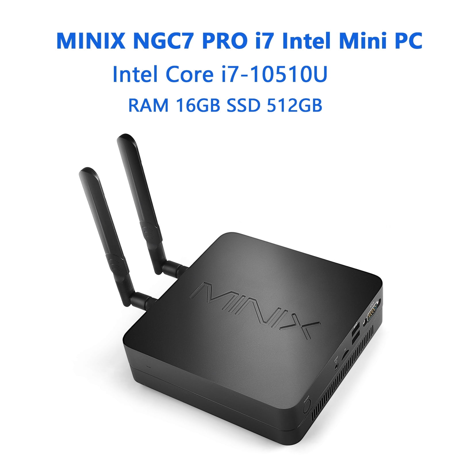 Mini PC MINIX NGC-7 PRO Intel i7-10510U Desktop Computer RAM 16GB 512GB ...