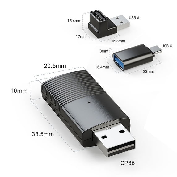 MINIX Wireless CarPlay Adapter for Converts Cars Factory Wired CarPlay ...