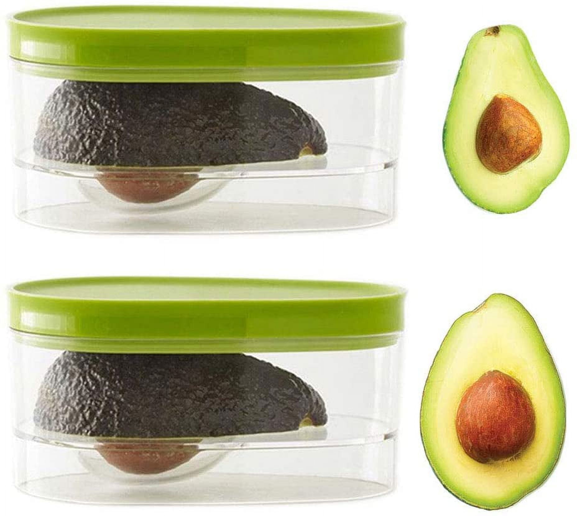 MINKUROW 2-Pack Avocado Storage,Avocado Keeper,Avocado Saver Holder ...