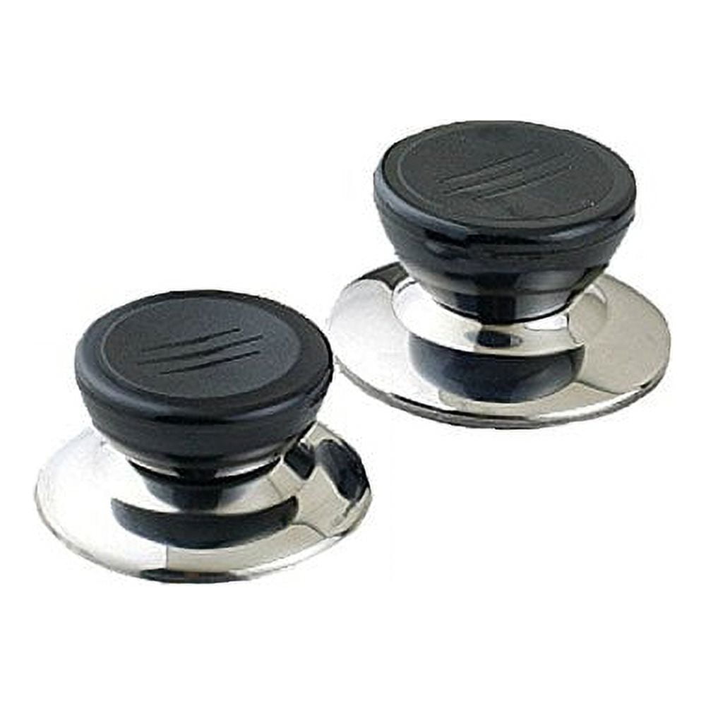MINKUROW 2-Pack Universal Pot Lid Cover Knob Handle,Stainless Steel ...