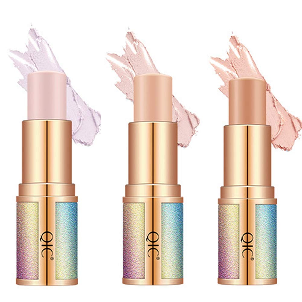 MINKUROW 3 Colors Makeup Face Contour Concealer Highlighter Stick Set ...