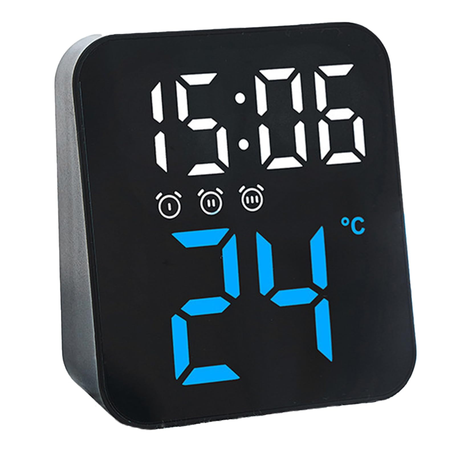 MINKUROW Digital Clock,LED Digital Alarm Clock with Snooze,Easy to Set ...