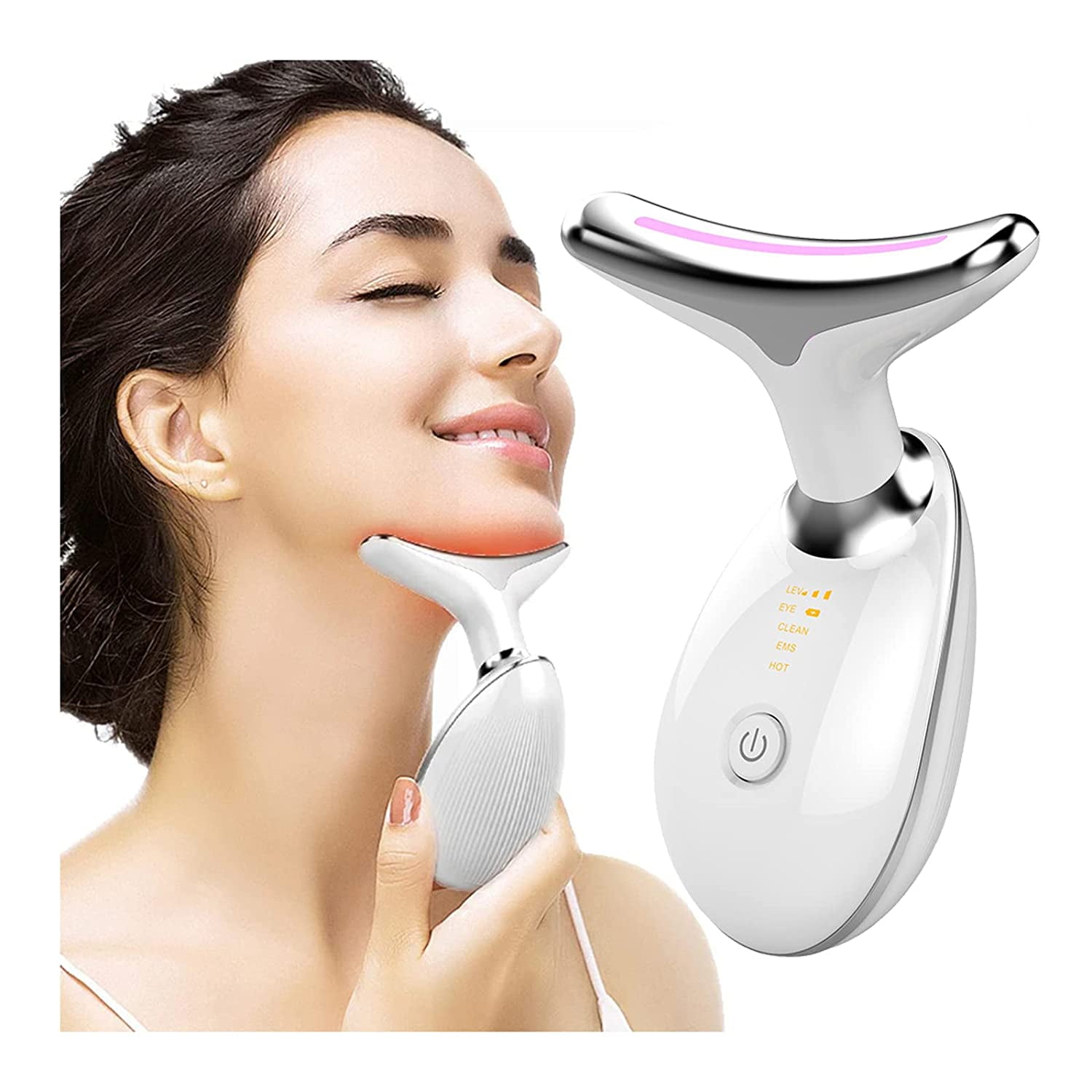 MINKUROW Facial Massager,3 Color LED Face Skin Rejuvenation for Face ...