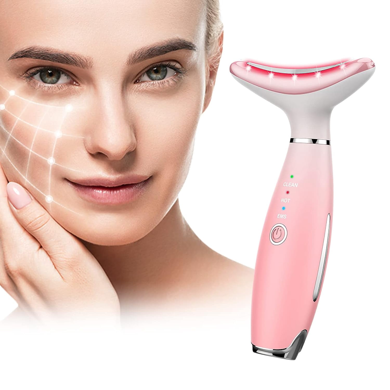 MINKUROW Firming Wrinkle Removal Facial Massager Tool for Face and Neck ...