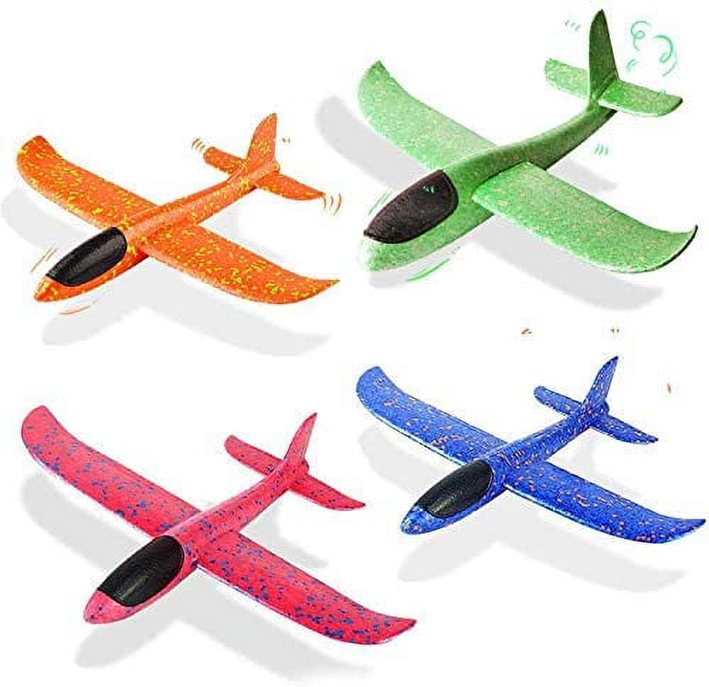 MINKUROW Glider,4 Pieces Ejection Foam Glider,Airplane Toys,Kids ...