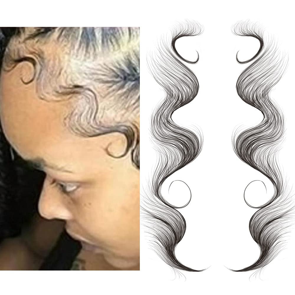 MINKUROW Hair Edge Tattoo Stickers Hairline TattooFake Hair Tattoo ...