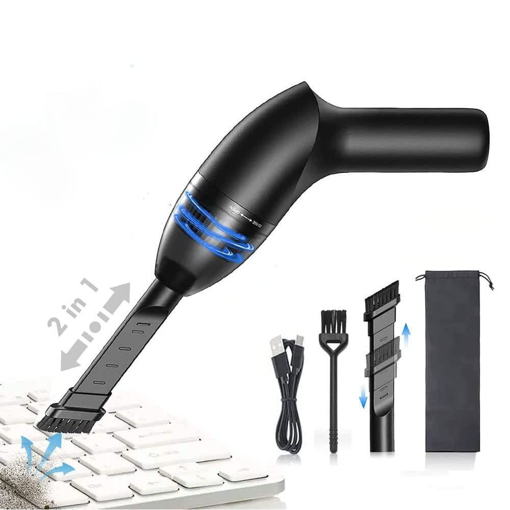 MINKUROW Keyboard Vacuum Cleaner Mini Vacuum Cleaner Rechargeable ...
