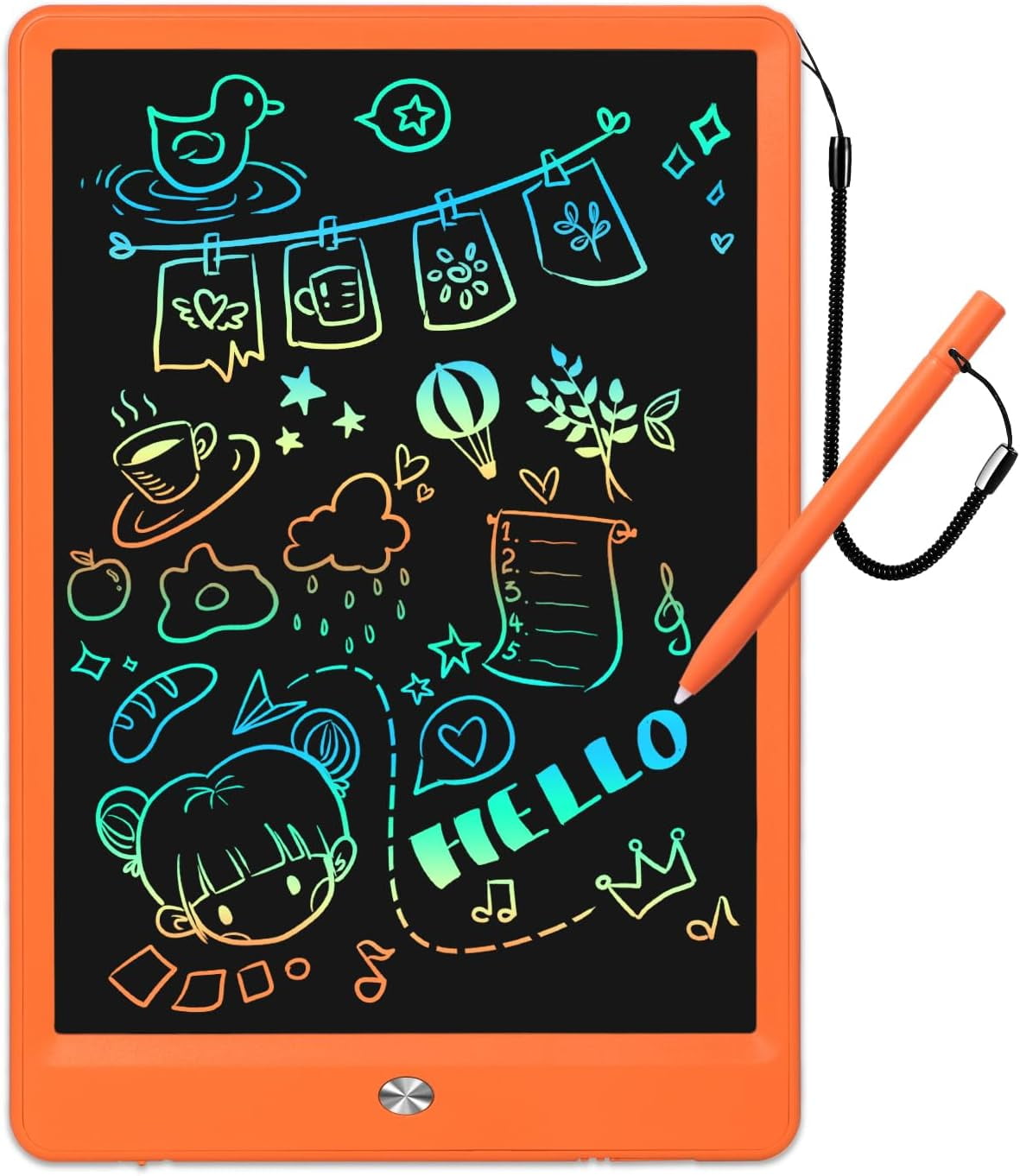 MINKUROW LCD Writing Tablet,10 Inch Draing Board,Colorful Electronic ...