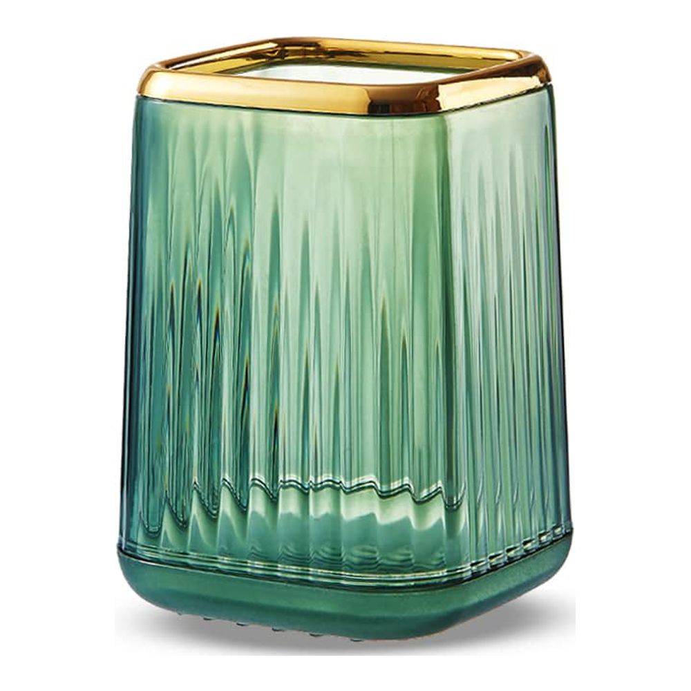 MINKUROW Makeup Brush Cup Holder Organizer for Vanity,Acrylic Vintage ...