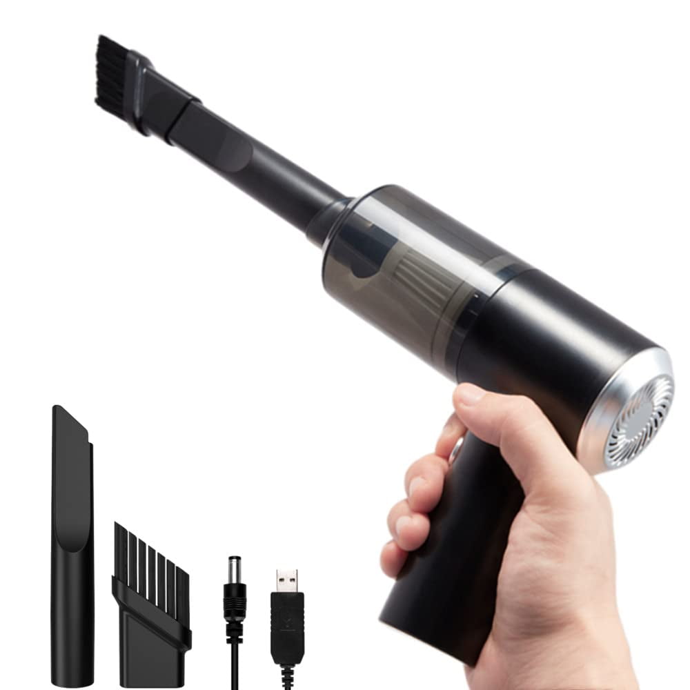 MINKUROW Mini Car Vacuum Cleaner Cordless,Rechargeable 50W 6000PA ...