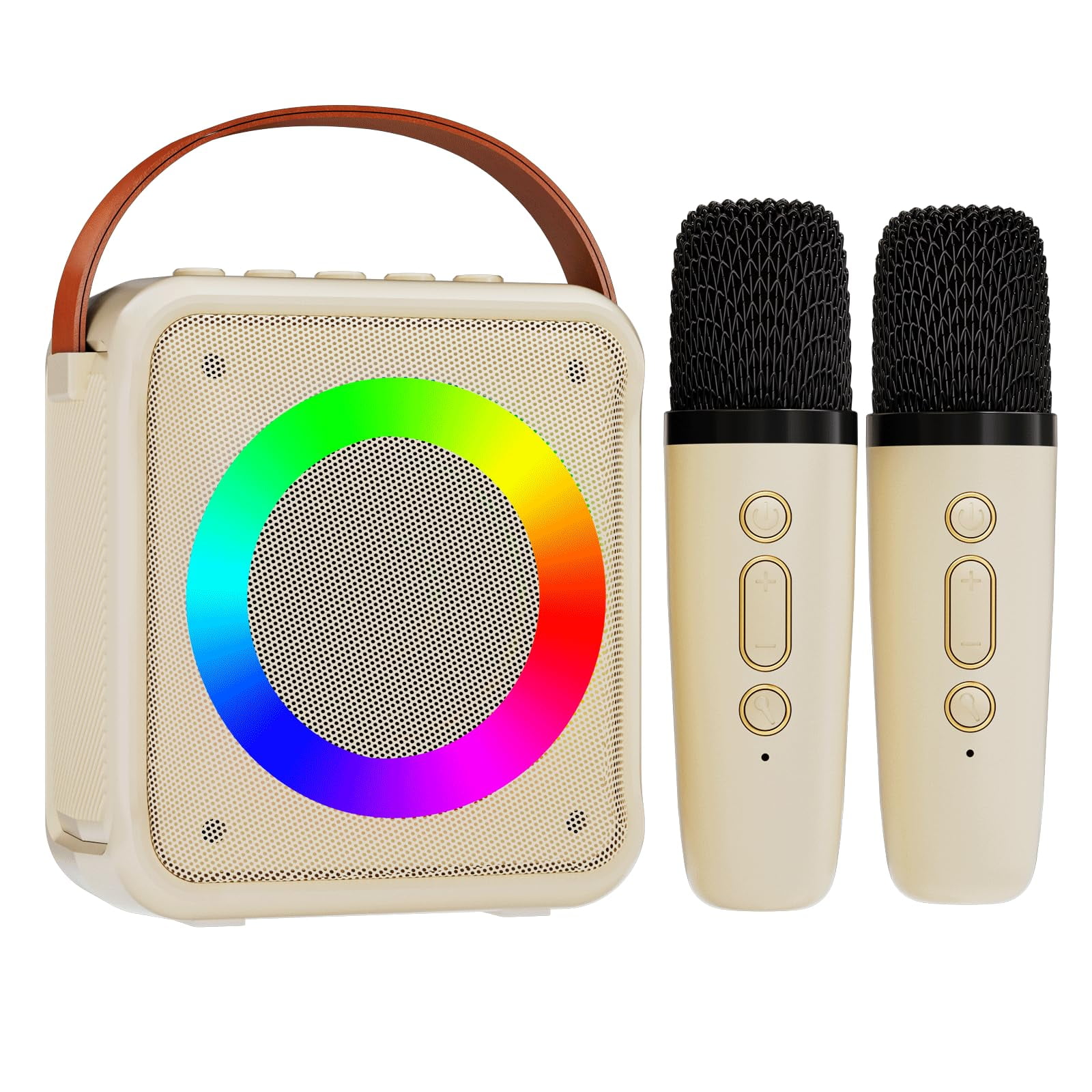 MINKUROW Mini Karaoke Machine for Kids Adults,Portable Bluetooth ...