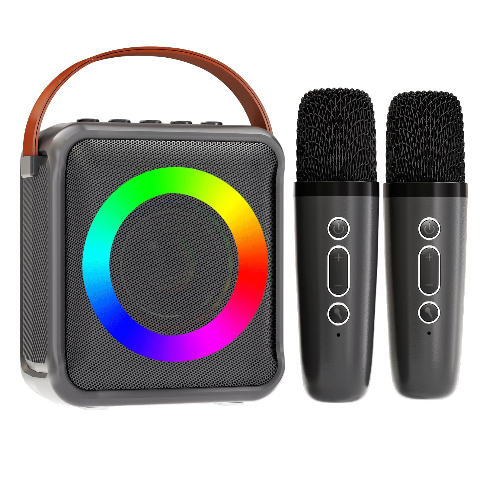 MINKUROW Mini Karaoke Machine for Kids Adults,Portable Bluetooth ...