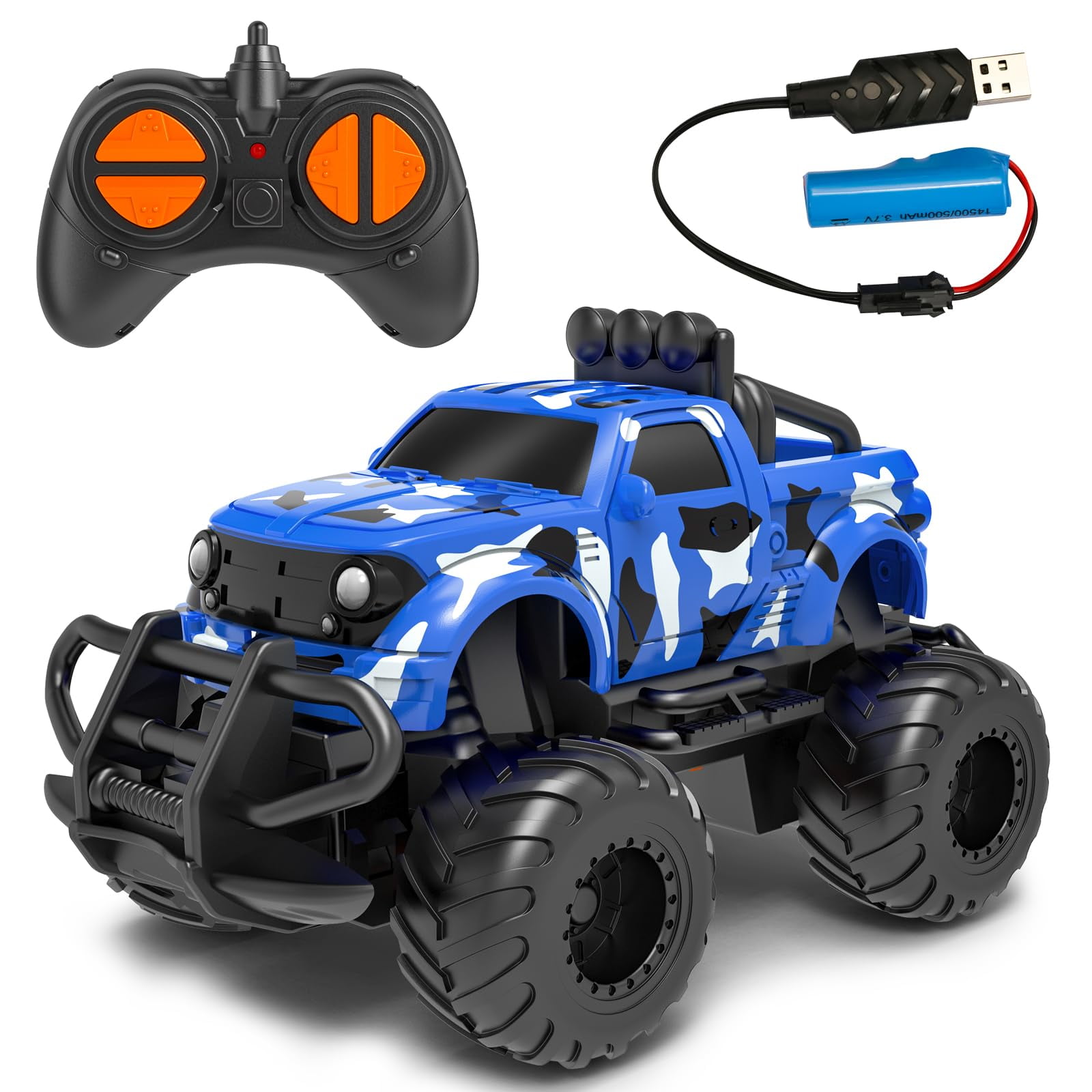 MINKUROW Remote Control Car Toddler Toys,1:43 Scale Rechargable RC Car ...