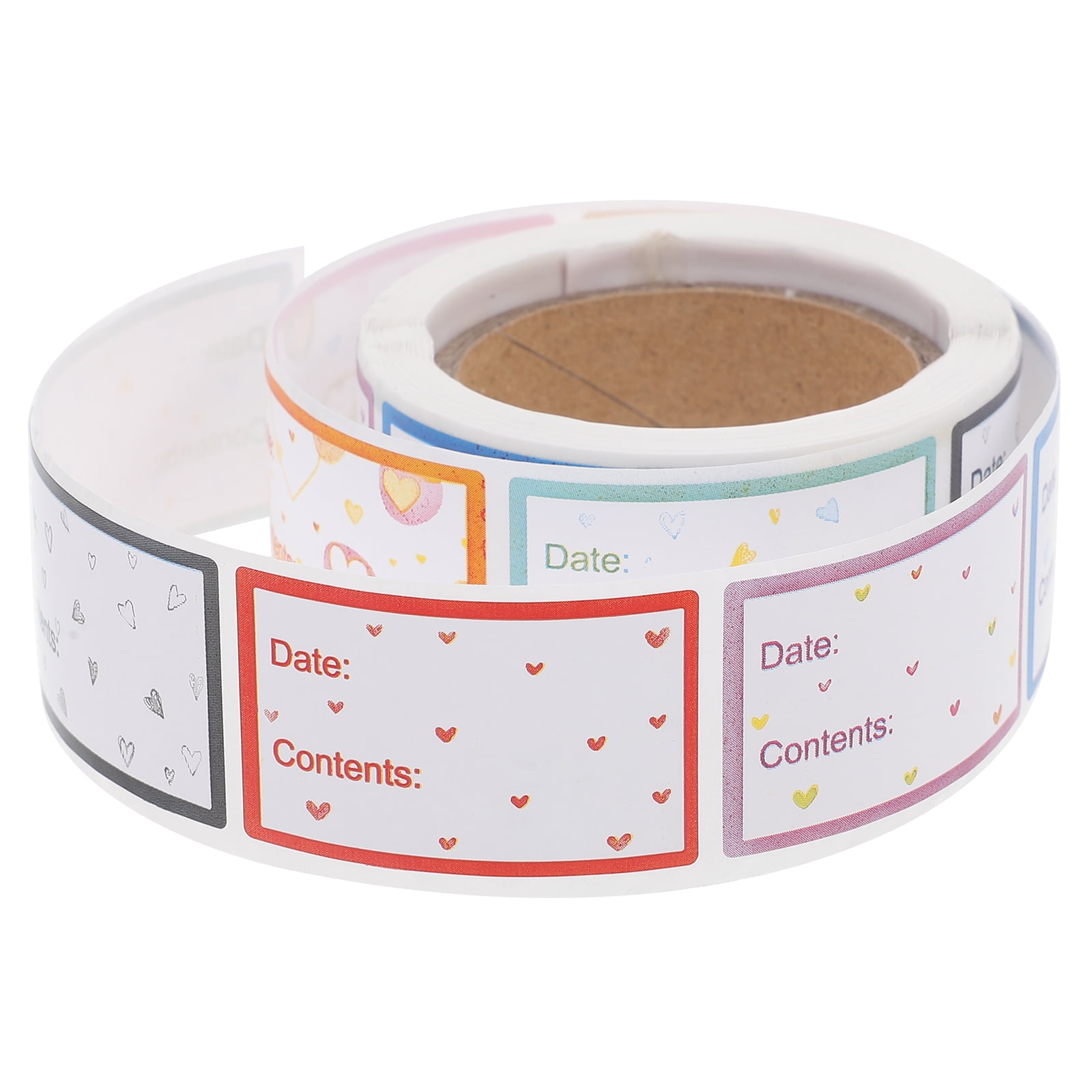 SOPOTUTU Easy Peel Off Multi-Use Stickers for Food Containers, Labels ...