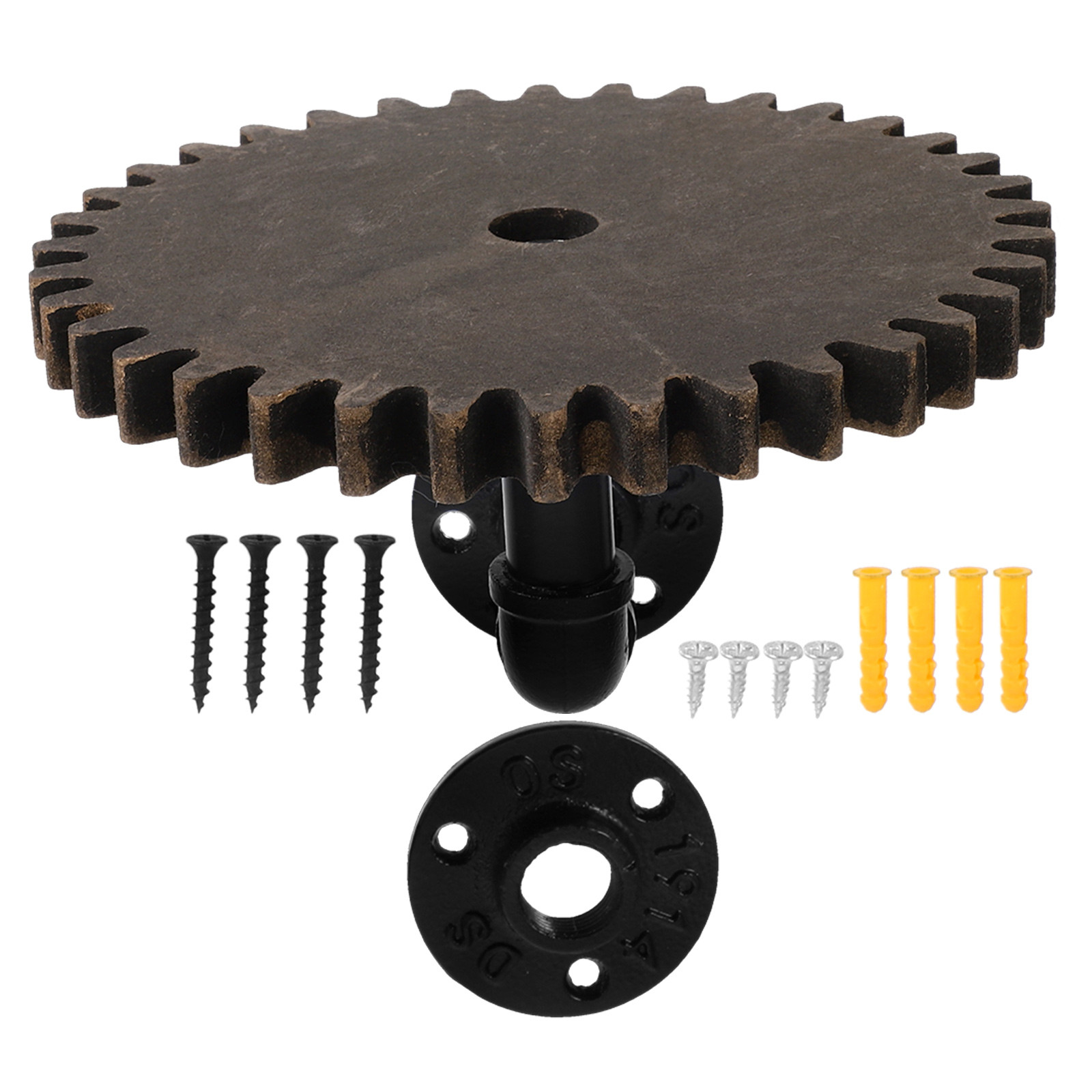 Industrial Wall Mounted Shelf for Storage Use Coffee Color Material 1 ...