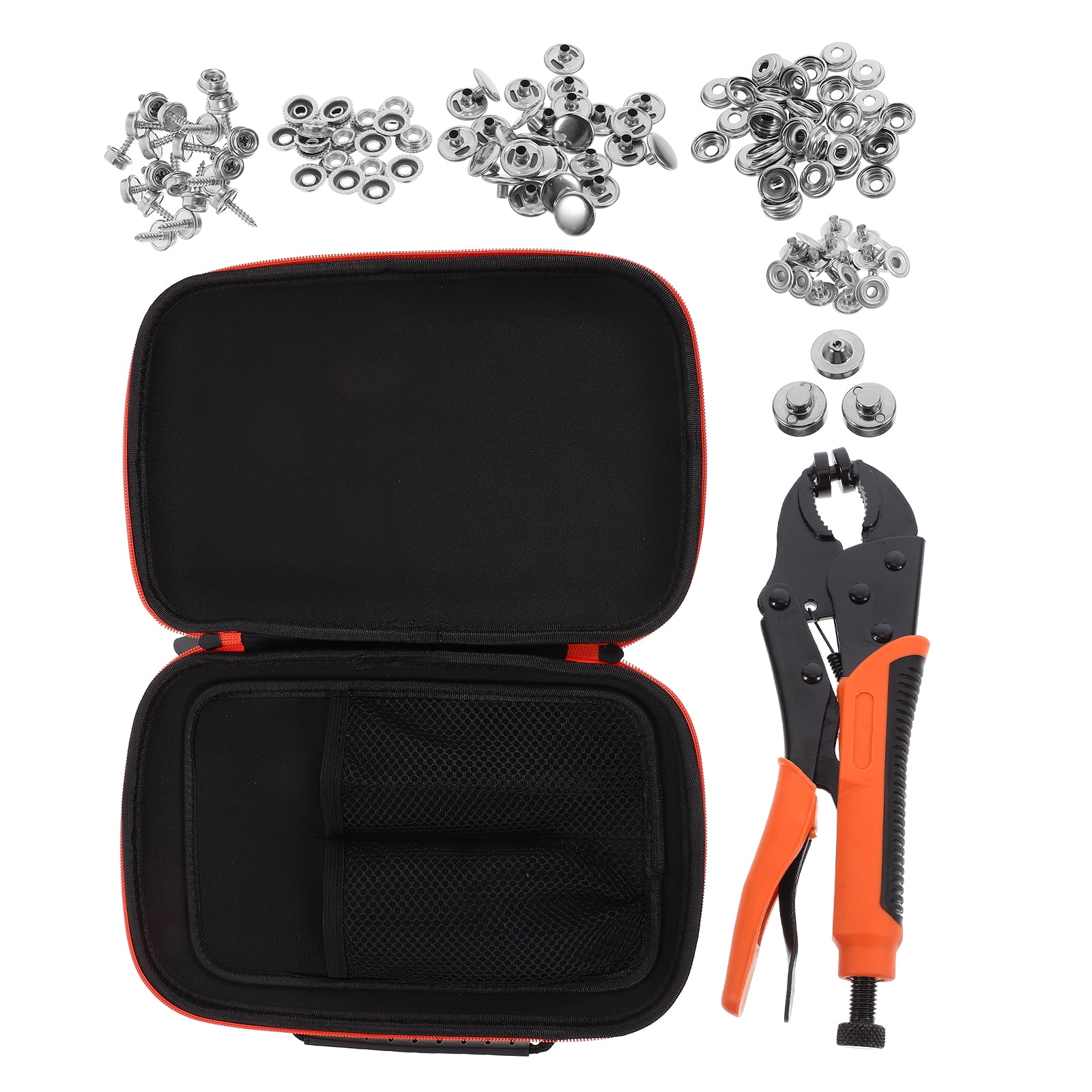 EXHUMKY Snap Kit For Fabric Snaps Diy Making Orange 1 Set - Walmart.com