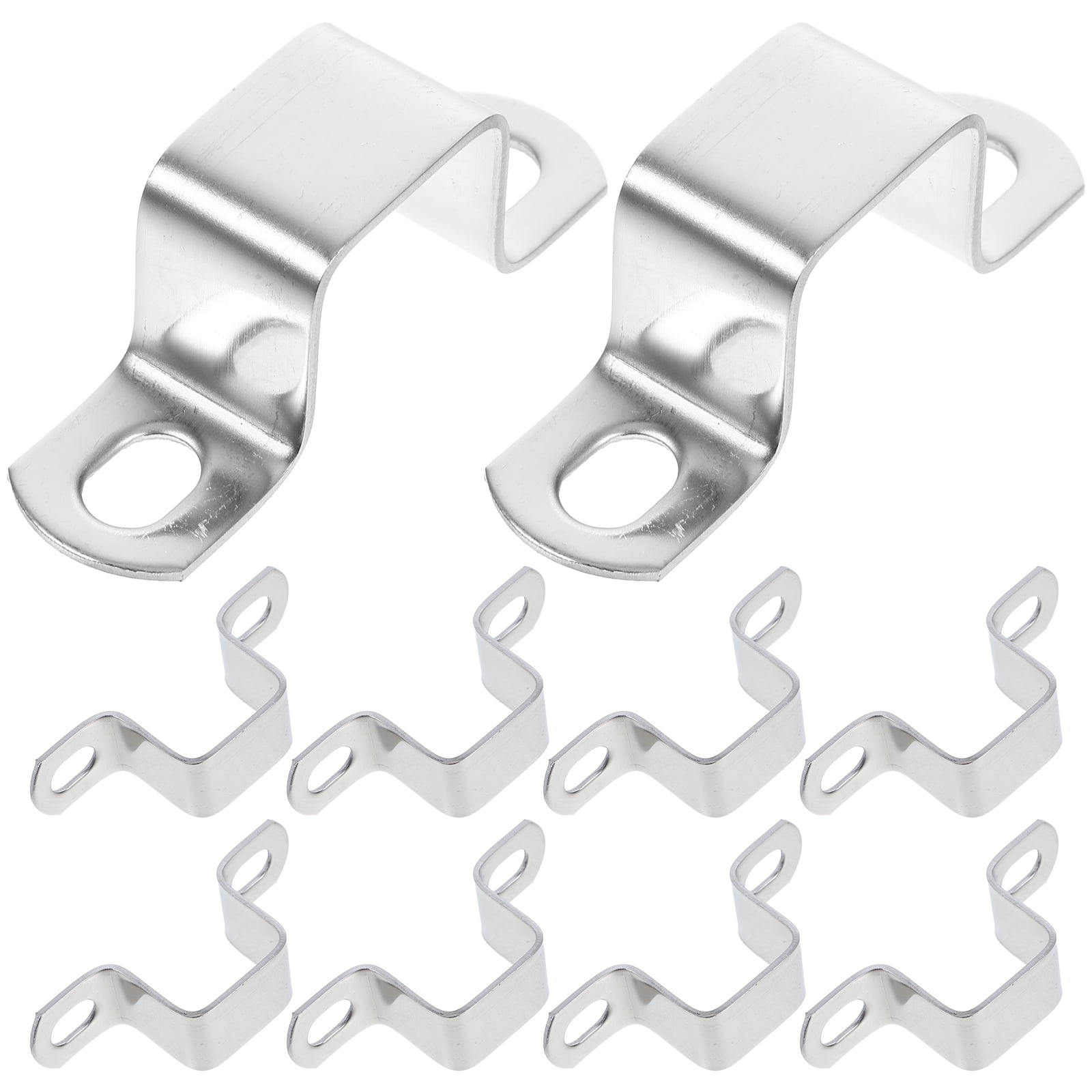 MINLIXIN 10pcs Stainless Steel Square Pipe Clamp Square Tube Buckle ...