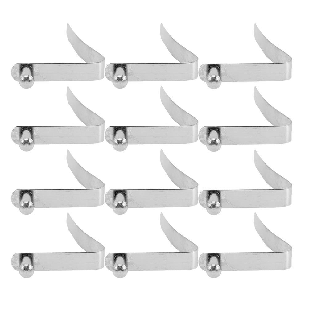 WORGEOUS 12pcs V Shape Spring Clips for Kayak Paddle Tent Pole Push ...