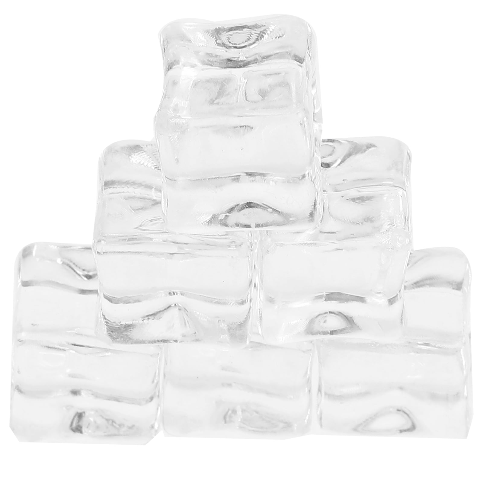 BESTYASH Vase Filler Ice Cubes Resin Transparent 200pcs Non-Melting ...