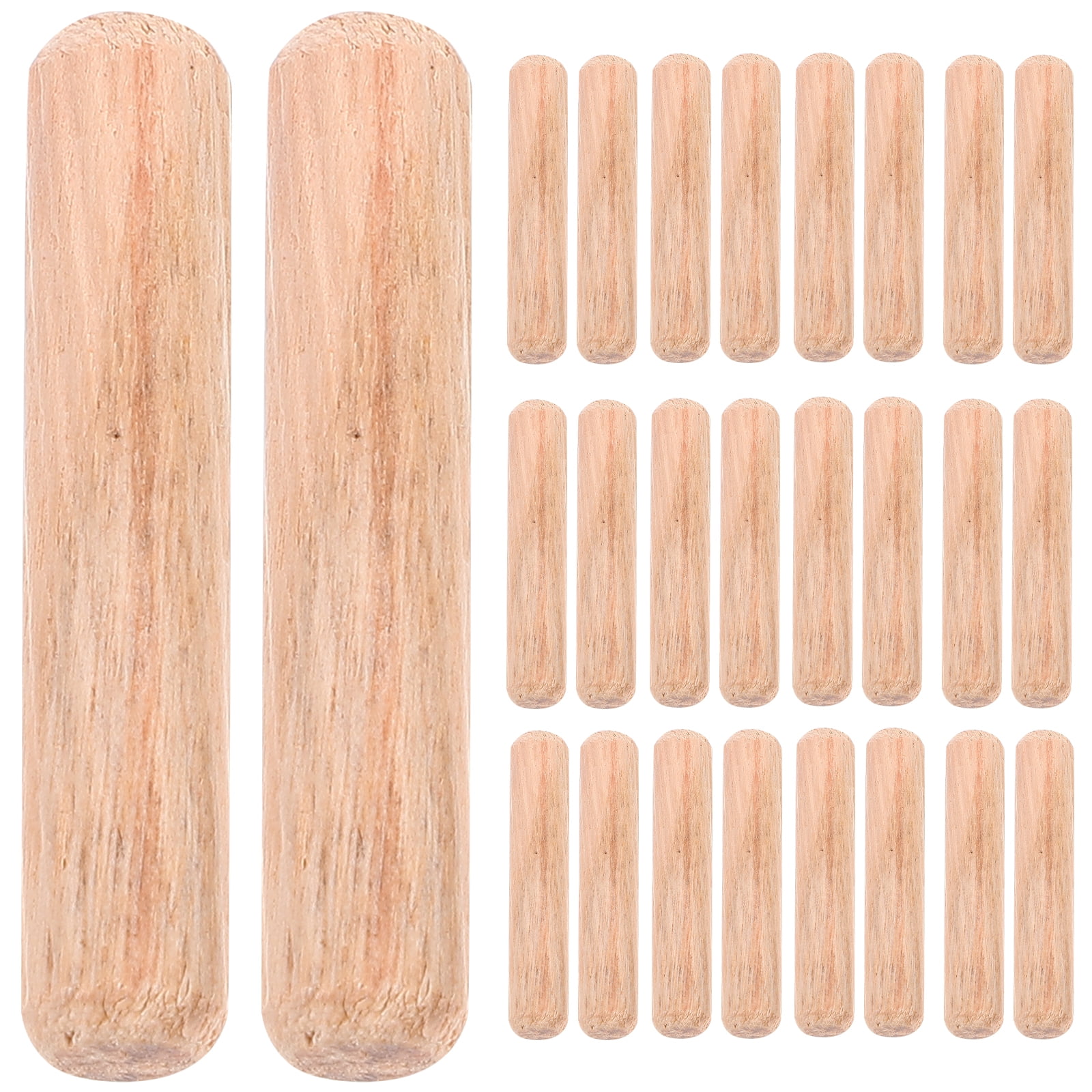 HEMOTON Wood Dowels for Furniture and Crafts Projects Beige Color Easy ...