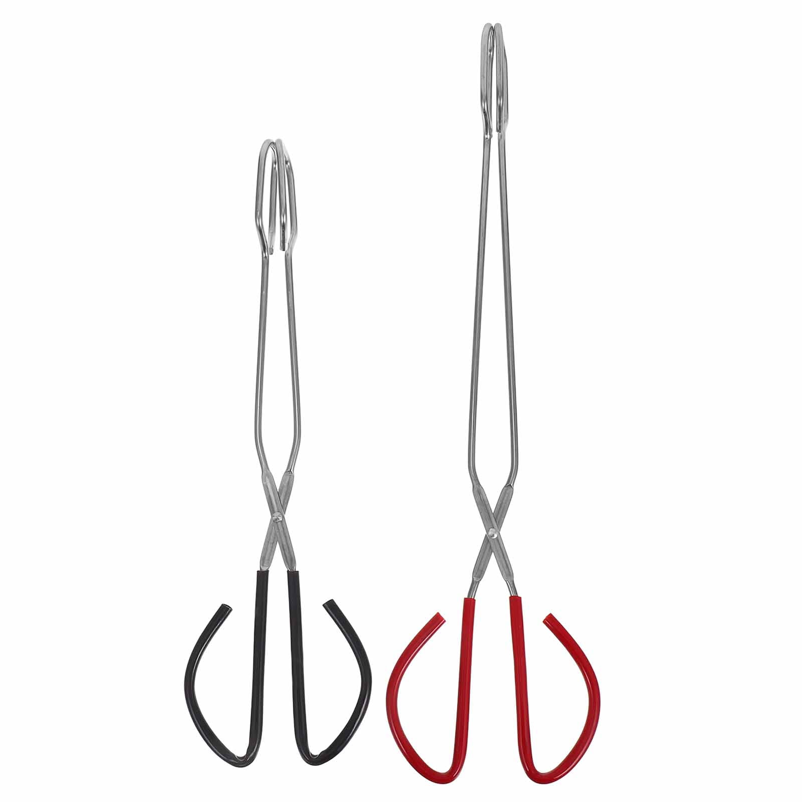 MINLIXIN 2pcs Heavy Duty Firewood Tong Long Handle Scissor Tong For Bbq ...