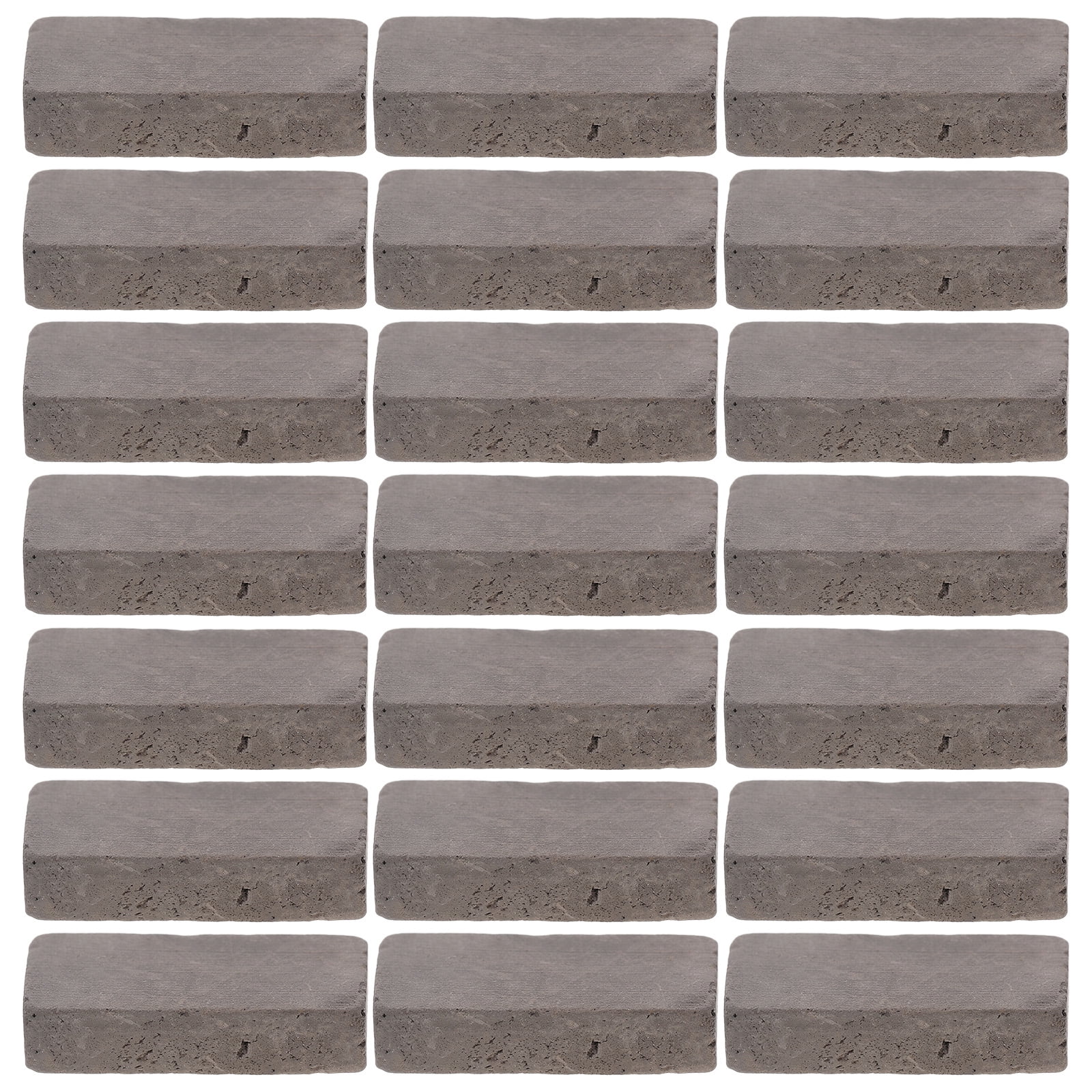 MINLIXIN 40pcs Mini Bricks Tiny Bricks For Landscaping Grey Miniature ...