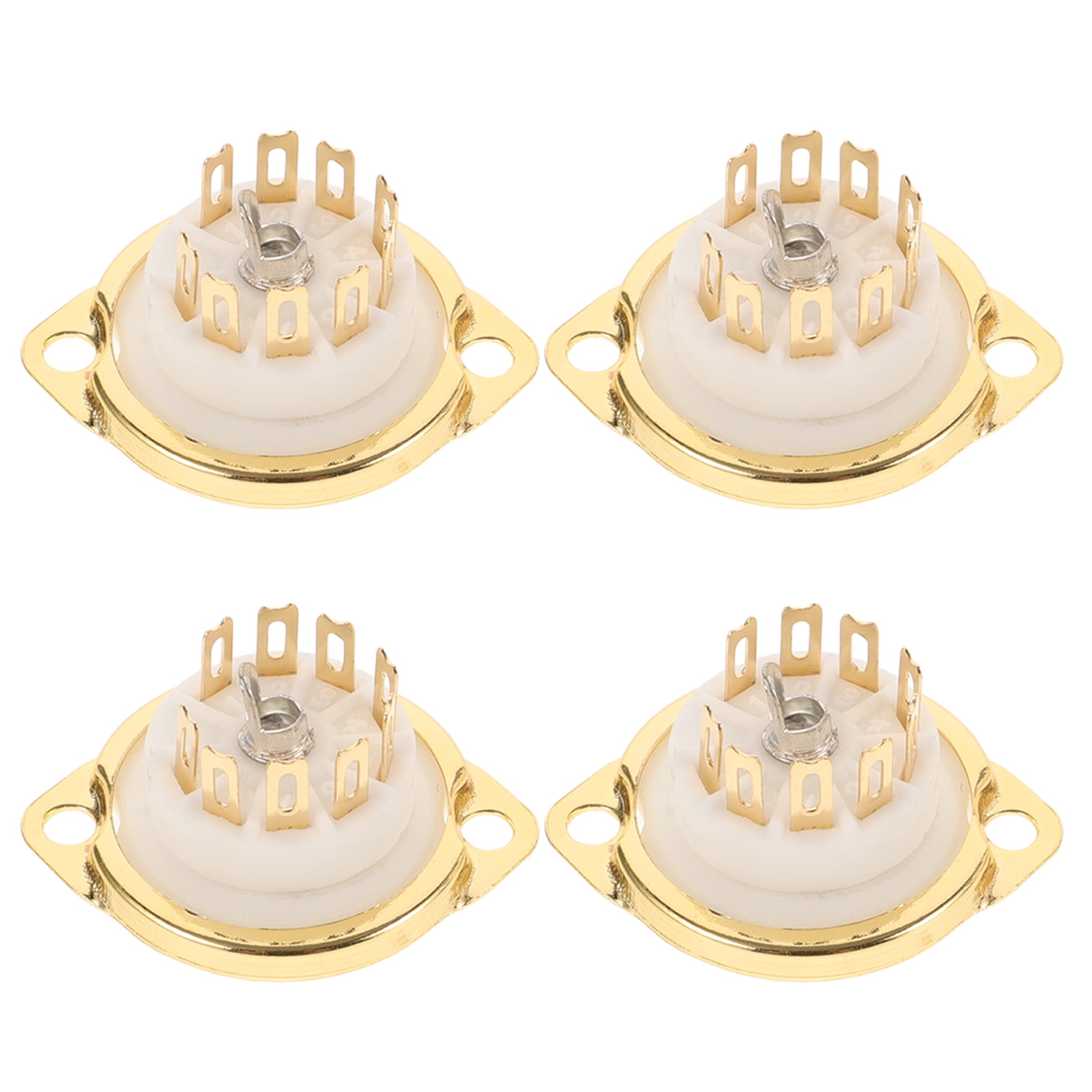 MINLIXIN 4pcs Versatile 9-Pin Ceramic Tube Socket Audio Equipment ...