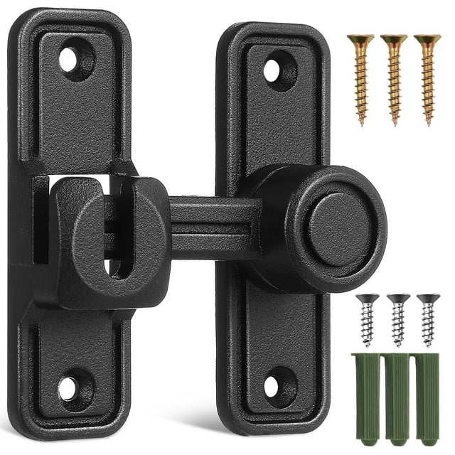 MINLIXIN Barn Door Lock Latch Door Safety Lock Flip Gate Lock Fence ...