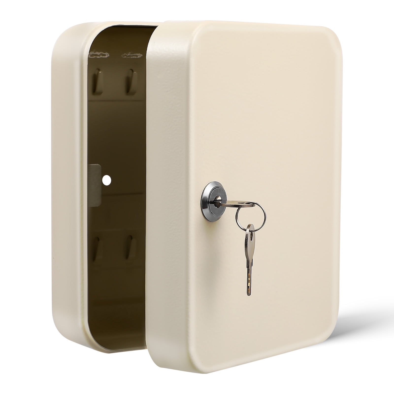 MINLIXIN Key Cabinet Key Storage Box Security Locking Box Wall Mount ...