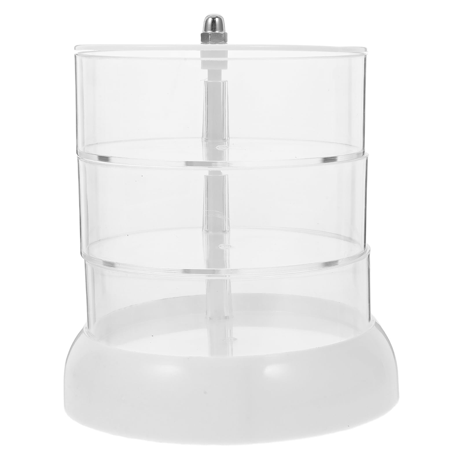 MINLIXIN Rotating Desk Storage Box Rotating Table Organizer Multi-Layer ...