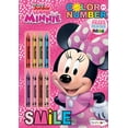 MINNIE COLOR BY NUMBER WITH CRAYONS - Walmart.com