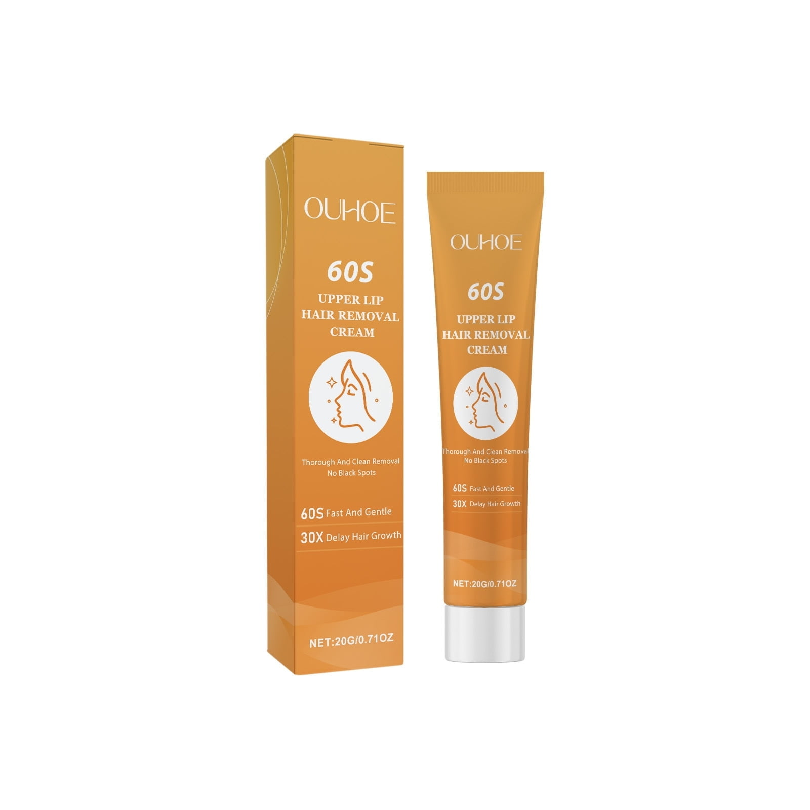 MINQI xinrongda Pack of 1 Depilatory Cream Face, Hair Removal Face ...