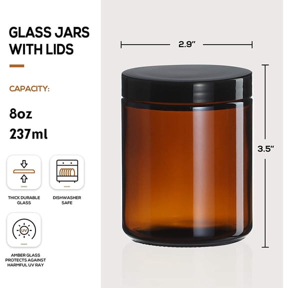 Dark Glass Jar