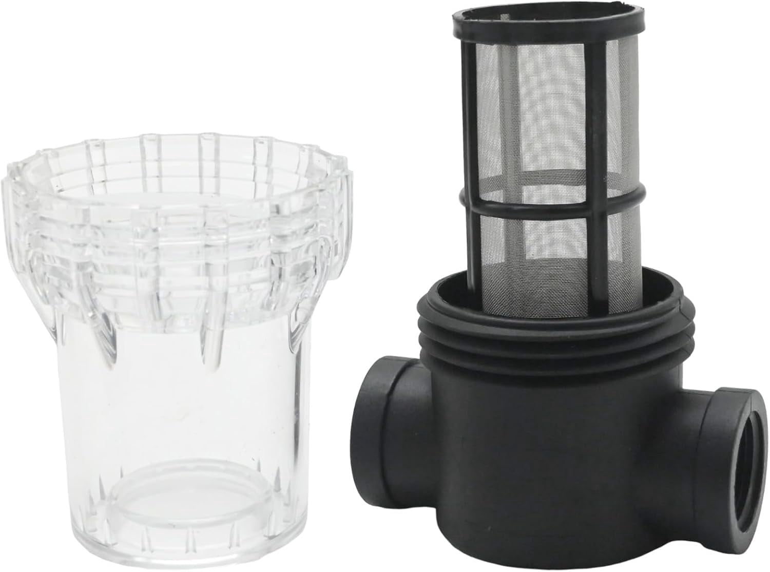 MINSUI-3/4" Female NPT in-Line Strainer, 3/4 Pipe Filter with Removable ...