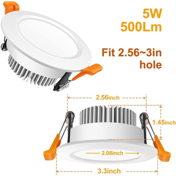 Recessed Light Fixtures Lighting 3 Inch