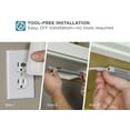 MINSUI-PureOpitcs LED Under Cabinet Lighting Kit, Cool White, Stick up ...