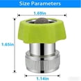 MINSUI-SPX-AGHA 3/4 Inch Aluminum Pressure Washer Garden Hose Adaptor ...