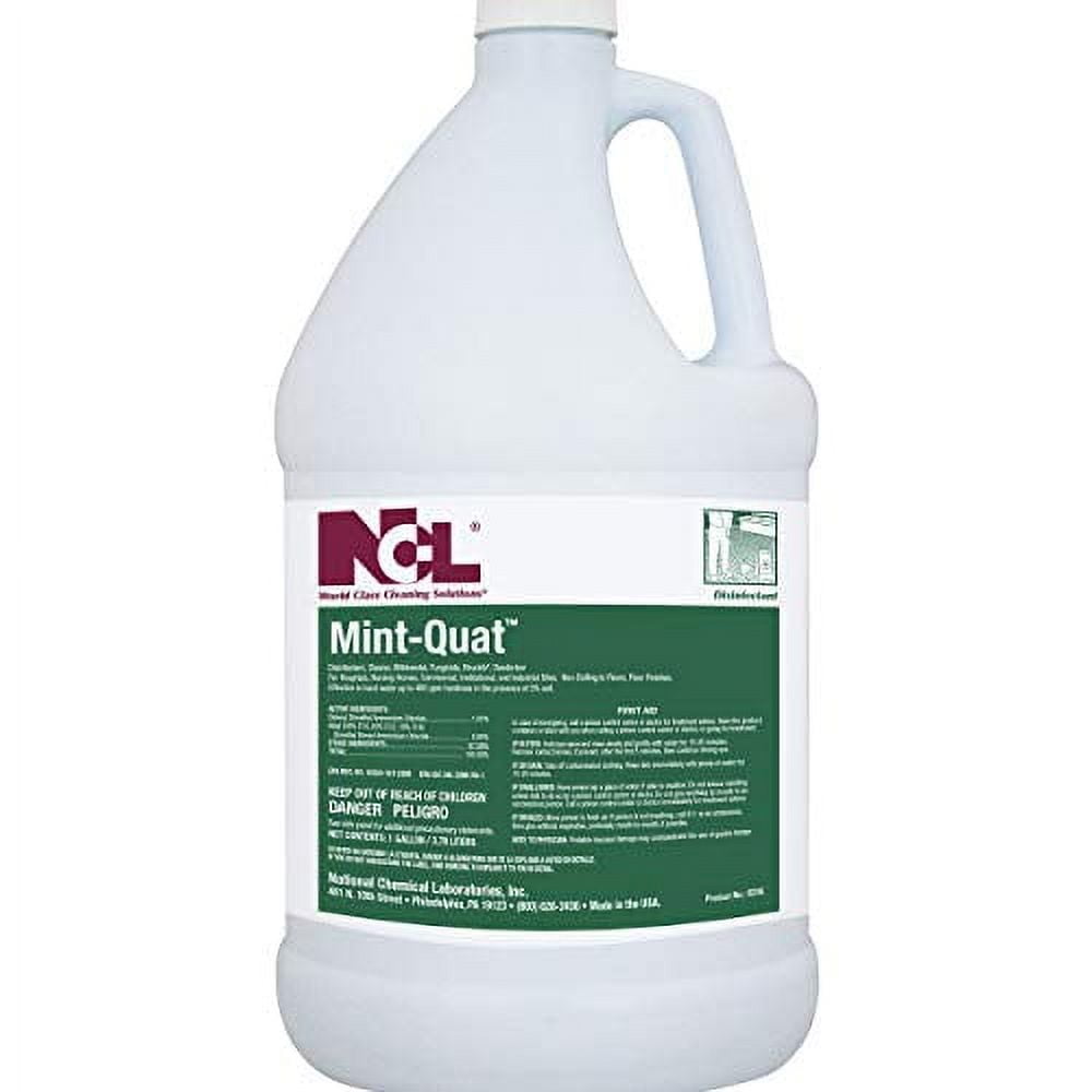 MINT-QUAT Disinfectant Cleaner 4 x 1 Gallon, Makes 128 Gallons of ...