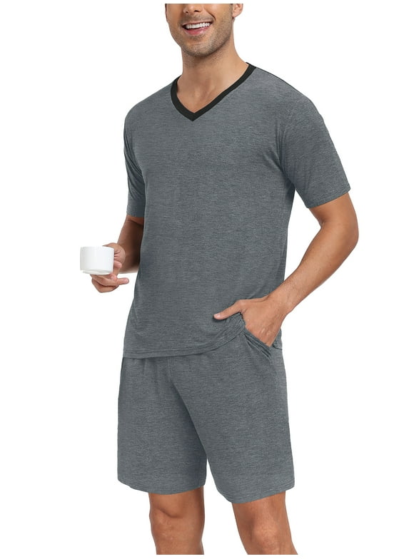 Mens Short Pajama Sets