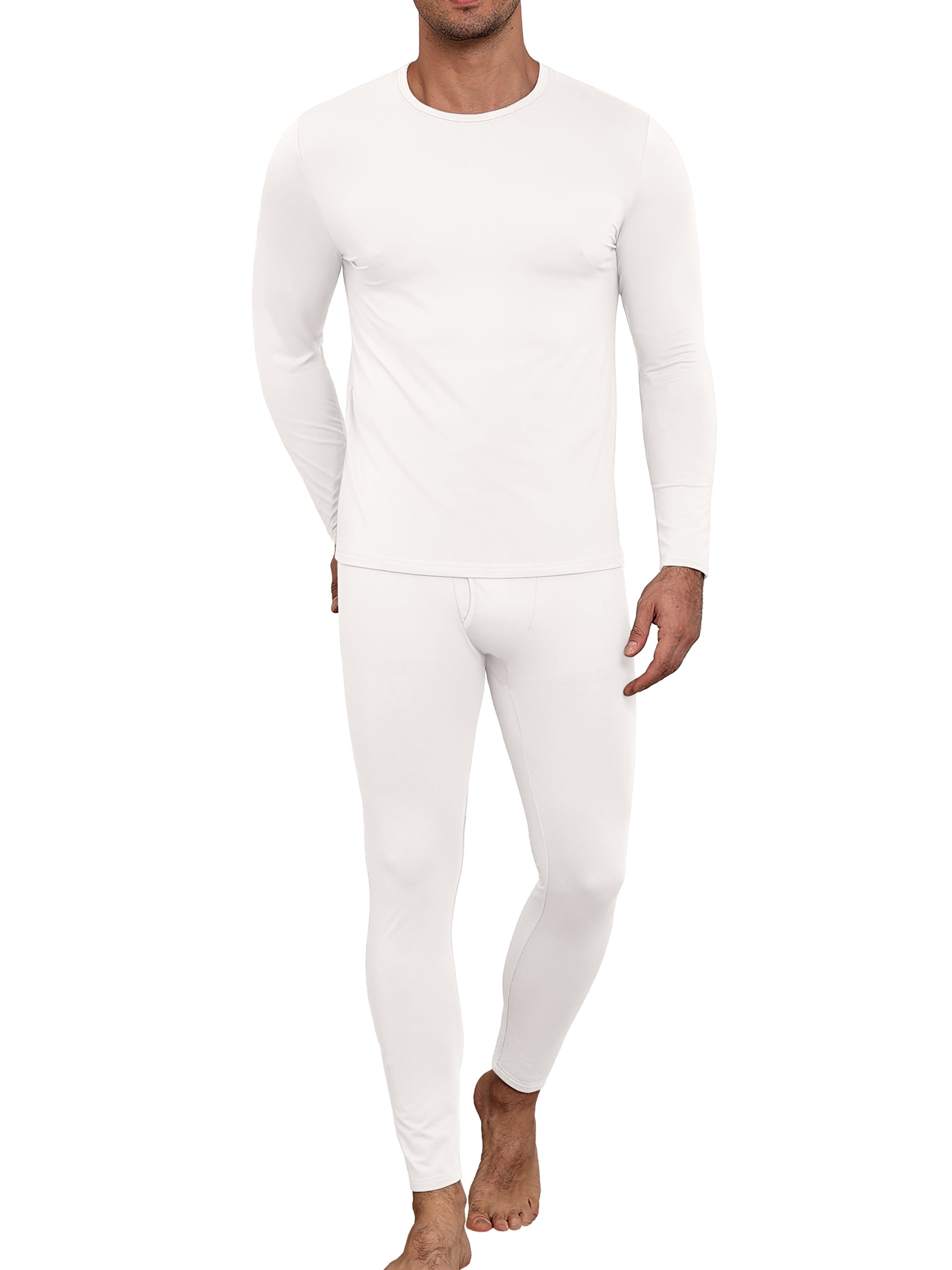 MINTREUS Thermal Underwear for Men Long Johns with Fleece Lined, Base ...