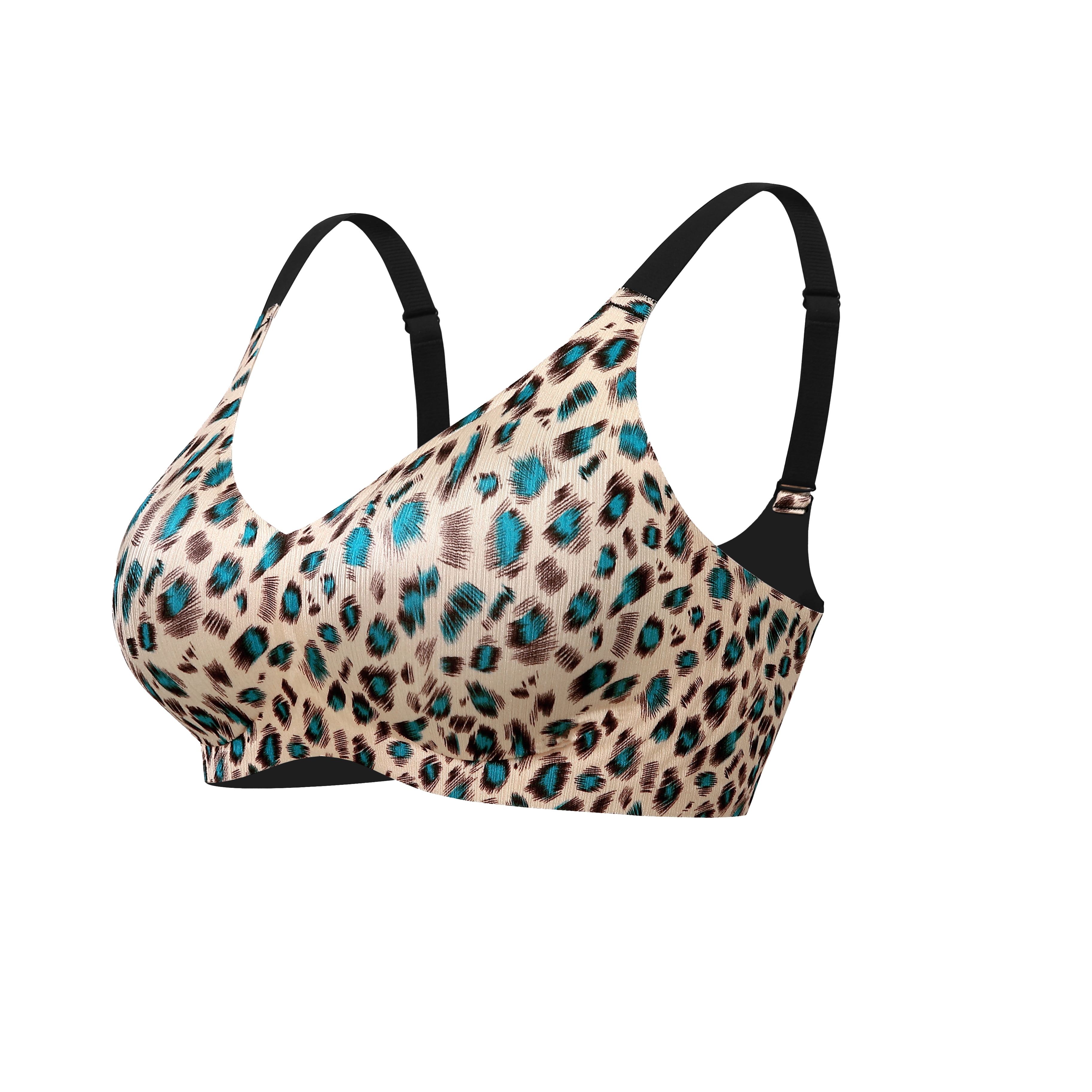 MINTREUS Women's Smoothing Wireless Bra, Perfectly Smooth Full-Coverage ...