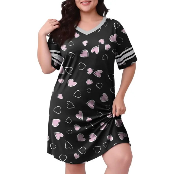 Real Essentials 3 Pack: Women's Soft Tank Nightgown Sleeveless ...