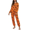 MINTREUS Womens Pajama Set Long Sleeve Sleepwear Nightwear Soft Pjs ...