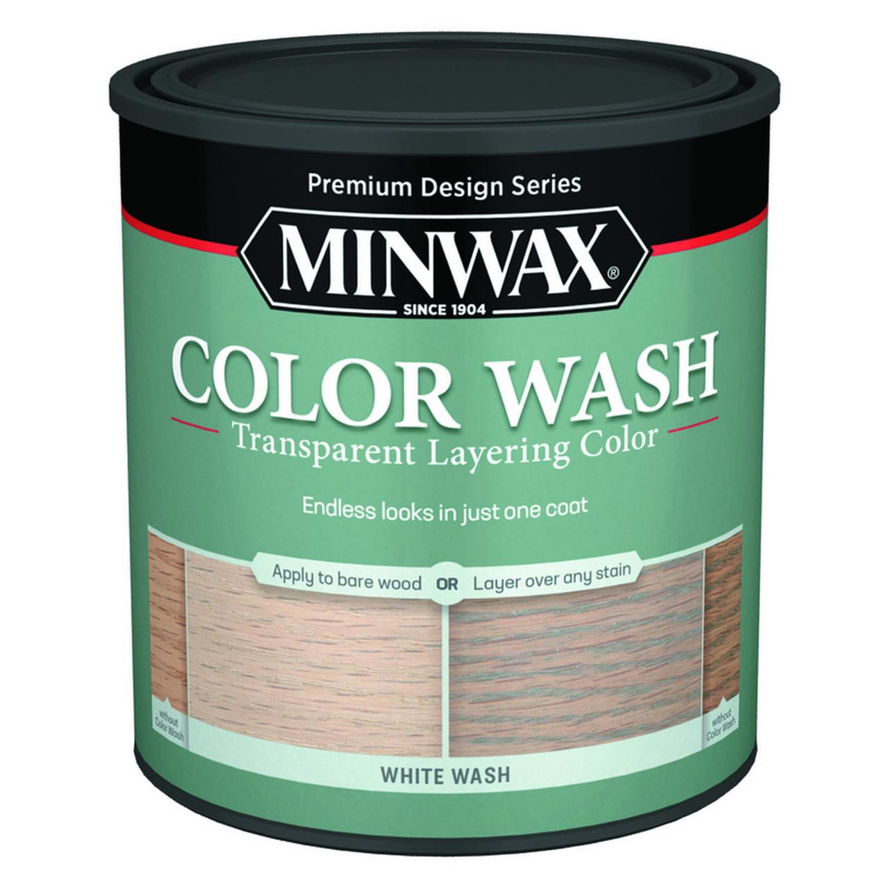Minwax 1 Quart Transparent White Wash Water-Based Wood Stain - Walmart.com