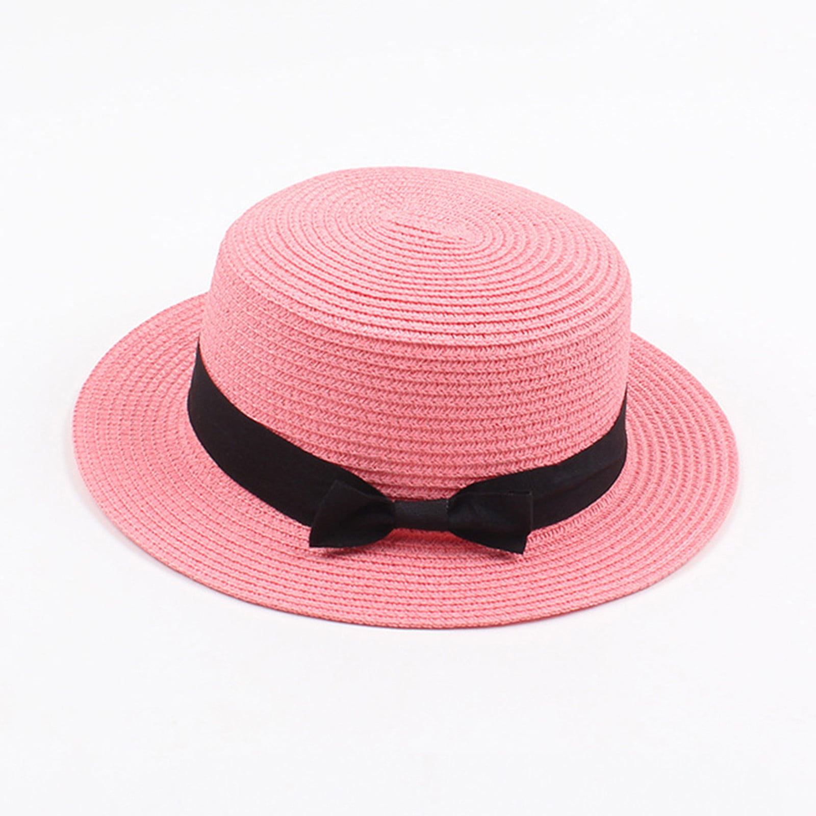 MINZON Sun Hat, Boater Hat Kids Girls Boys Infant Summer Fedora Hat ...