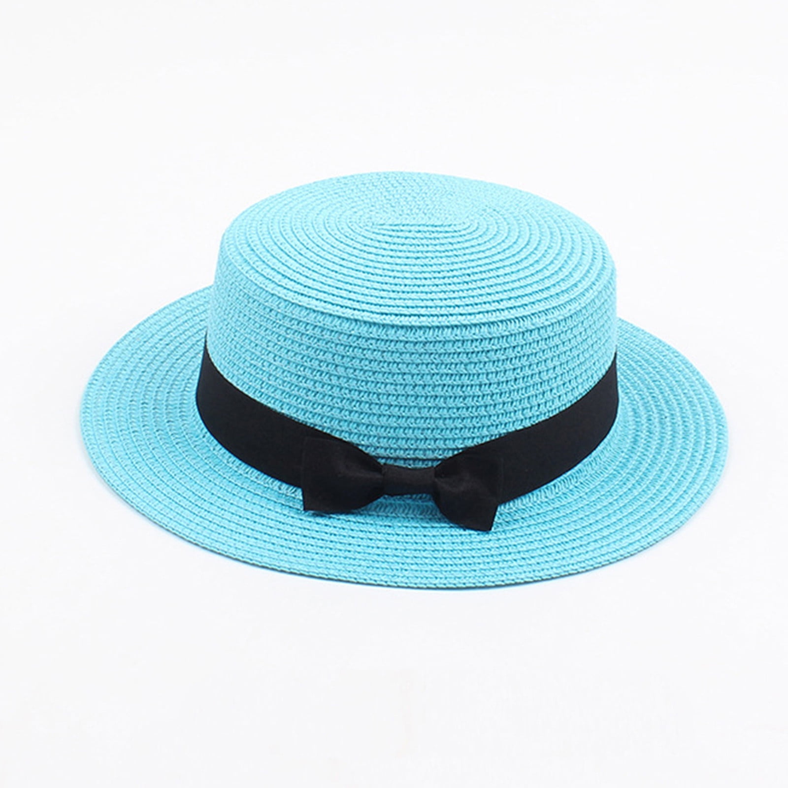 MINZON Sun Hat, Boater Hat Kids Girls Boys Infant Summer Fedora Hat ...