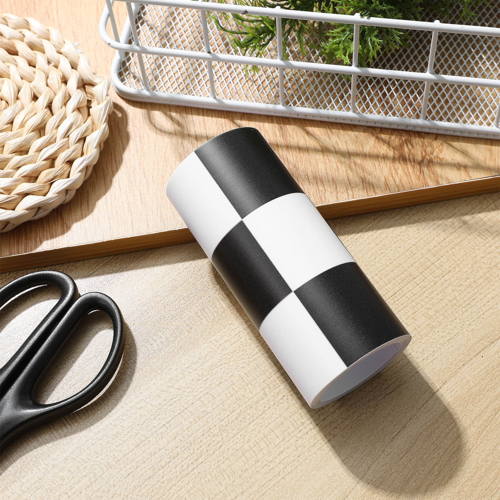 MIPCASE Checkered Bulletin Board Borders Vinyl Wall Decal for Classroom ...