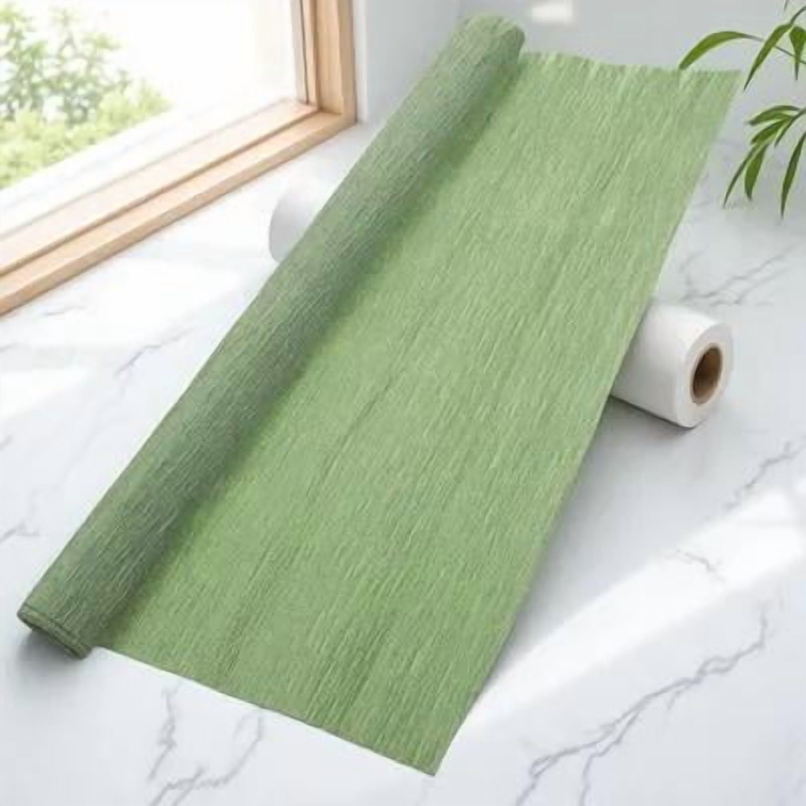 MIPCASE 1 Roll Wrinkled Paper for Crafting Decorative Artwork Dark ...
